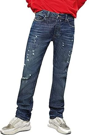 Diesel Safado CN028 Pantalon en Jean pour Homme Regular Slim (Bleu, W29/L30)