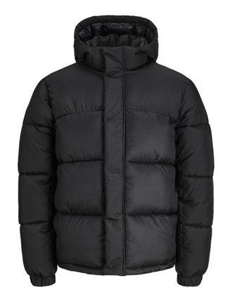 Jack & Jones Herren Jcounion Puffer Jacket Sn, Black, xx_l
