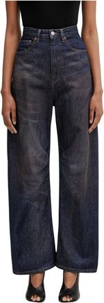 Maison Margiela Femme, Jeans, Bleu, Taille: W28 Wide Jeans