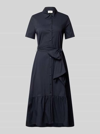 robe l&eacute;g&egrave;re Hemblusenkleid mit Bindeg&uuml;rtel