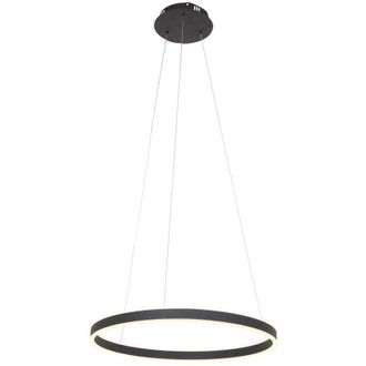 Steinhauer Steinhauer - h&auml;ngeleuchte - Ringlux - schwarz - kunststoff metall