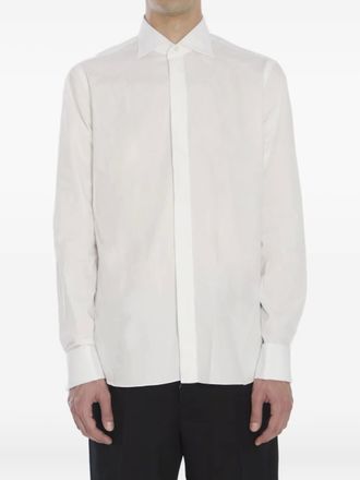 Borriello Marechiaro Hemd mit französischem Kragen - Weiß