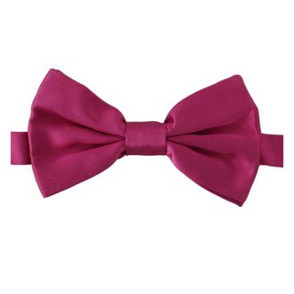 Dolce & Gabbana Rosa Seiden Verstellbare Hals Fliege - - Accessories - Herren - Rosa - ONE SIZE