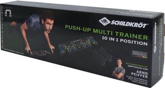 Schildkrot Fitness Schildkr&ouml;t Push-Up Multitrainer, Push Up Board f&uuml;r das Muskelaufbautraining, Trainingsger&auml;t f&uuml;r Zuhause, inkl. Farbcodierung, rutschfeste Griffe und A