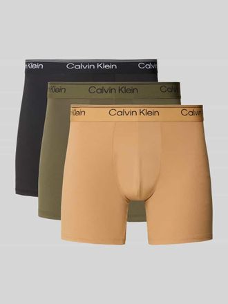 Calvin Klein Underwear Pant & Trunk mit elastischem Label-Bund im 3er-Pack Modell BOXER BRIEF