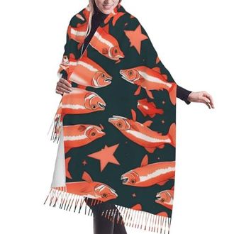 Generic Saumon Femme Ch&acirc;le Wrap Longue Foulard &Eacute;pais Etole Pour Automne Mariage Soir&eacute;e Hiver