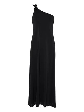 Eres robe longue Miss &agrave; une &eacute;paule - Noir