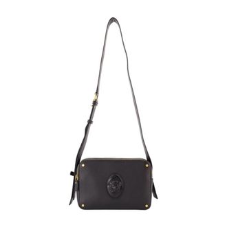 Versace Lou Leder Umh&auml;ngetasche - - Bags - Damen - Schwarzk - ONE SIZE