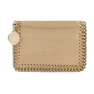 Stella McCartney Femme, Accessoires, Beige, Taille: ONE Size Falabella Slip Cardholder