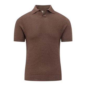 Rakk&igrave; Homme, Tops, Brun, Taille: M Polo Tokyo Scollo V