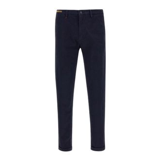 Re-hash Blaue Chinos mit Franz&ouml;sischer Vordertasche - - Trousers - Herren - Blau - W38