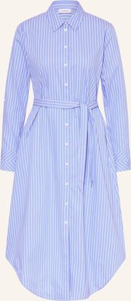 Comma Comma Hemdblusenkleid blau