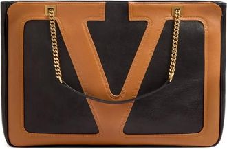 Valentino Garavani sac cabas Viva Superstar médium en cuir - Noir
