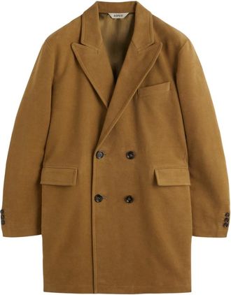 Aspesi Homme, Manteaux, Brun, Taille: S Manteau crois&eacute;