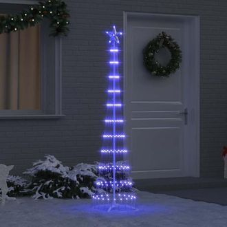 Festnight Led Weihnachtsbaum Outdoor 190 cm 230 LEDs, Weihnachtsbaum Aussen Metall, Beleuchteter Tannenbaum Au&szlig;en Weihnachtsbaum Beleuchtung Kegelform Weihnacht