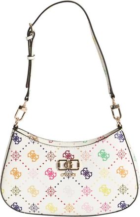 Guess Femme, Sacs, Blanc, Taille: ONE Size Emelie Logo Shoulder Bag