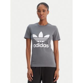 adidas T-Shirt adicolor Classics Trefoil GN2903 Grau Regular Fit