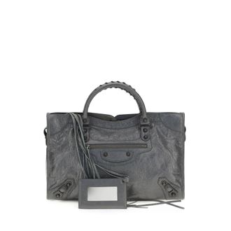 Balenciaga Le City Leather Leather Tote Bag