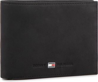 Tommy Hilfiger Geldb&ouml;rse Tommy Hilfiger Johnson Cc Flap And Coin Pocket AM0AM00660/82566 Schwarz