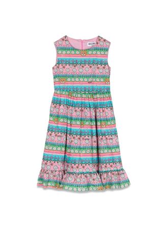 Moschino Multicolour Cotton Dress - Multicolor