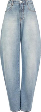 Alaia Femme, Jeans, Bleu, Taille: 38 FR Jean ample taille basse