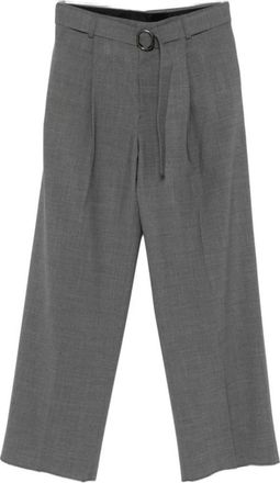 Emporio Armani Homme, Pantalons, Gris, Taille: M Wide Pantalons