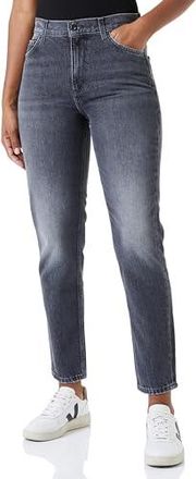 Mustang Jeans Style Brooks Relaxed Slim Jeans Femme, Gris Foncé 781, 26W / 32L