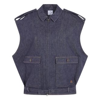 Courr&egrave;ges Damen, Jacken, Blau, SGr&ouml;&szlig;e