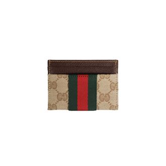 Gucci GG Card Case With Web