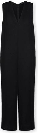 Elena Miro Femme, Combinaisons et Ensembles, Noir, Taille: 42 FR Combinaison Brod&eacute;