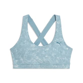 Puma CLOUDSPUN Sport-BH mit Print Damen, Accessoires, Blau, 3XL