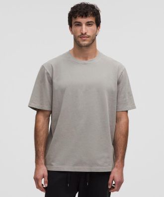lululemon T-Shirt en jersey &eacute;pais Wash pour Hommes - Gris - Taille L