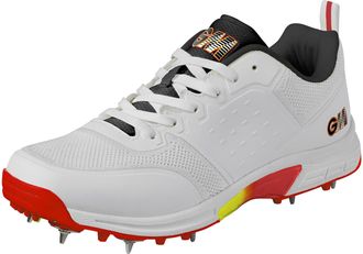 Gunn & Moore GM Rival Cricketschuhe mit Stahlspike, atmungsaktives, leichtes Strick-Mesh-Obermaterial, Fu&szlig;gew&ouml;lbeunterst&uuml;tzung, Komfort und reduziert Erm&uuml;dung, gef