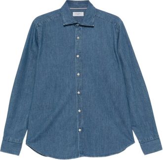 Tintoria Mattei Chemise en coton - Homme - Chemises - Bleu - Taille: L