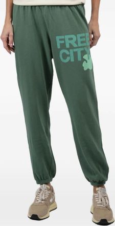 Freecity logo trousers - Gr&uuml;n