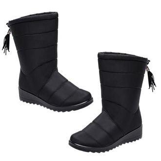 Soimiss hautes Pour Femme De Neige Chaudes Et Imperm&eacute;ables Semelles Antid&eacute;rapantes Et &Eacute;paisses