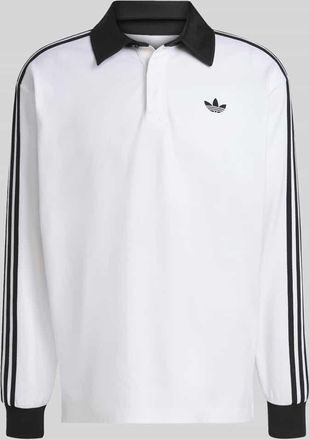 adidas Originals Regular Fit Rugbyshirt aus reiner Baumwolle mit Logo-Stitching