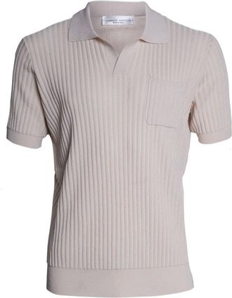 Roberto Collina Homme, Tops, Beige, Taille: M Polo