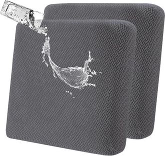 Shanna Housses de Coussin de Siège de Canapé Extensible Antidérapant: Housse de Canapé 2 Places Imperméable et Élastique, Protection de Meuble dExtérieur pou