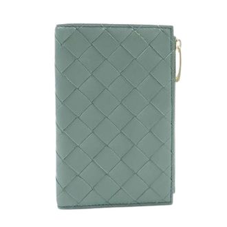 Bottega Veneta Portefeuille Bi-fold Vintage Pre-owned - Femme - Pre-owned - Vert - Taille: ONE Size