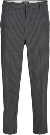 Jack & Jones Jpstkarl Jjbanks Chino Sn Pantalon, Gris foncé/détails : Fines Rayures, 32W / 34L Homme