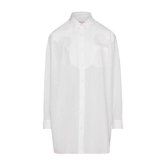 Maison Margiela Femme, Robes, Blanc, Taille: 36 FR Shirt Robes