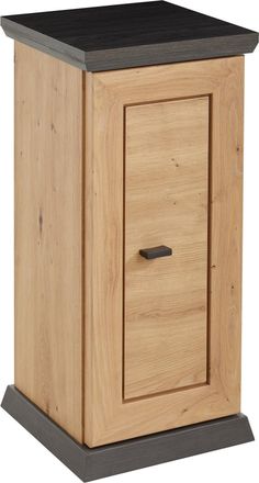 Xora Blumenst&auml;nder, Dunkelgrau, Eiche Artisan, Holzwerkstoff, 30x65x30 cm, Wohnzimmer, Wohnzimmertische, Blumenst&auml;nder