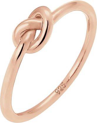 Elli Ring Damen Knoten Verknotet Trend Basic in 925 Sterling Silber
