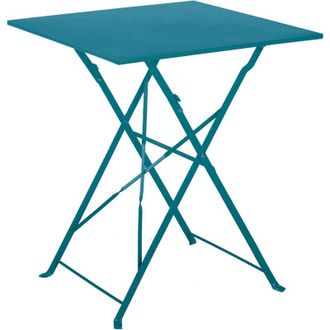 Ozalide Ozalide - Table de jardin pliante - 2 places - bleu canard - florence