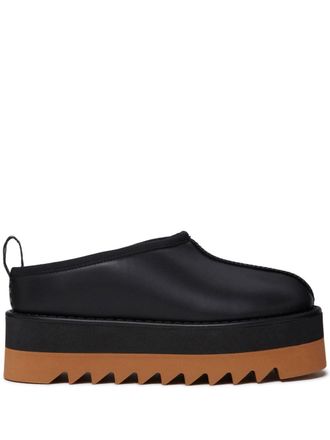 Stella McCartney Sneak-Elyse Plateau-Mules - Schwarz