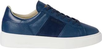 Woolrich Homme, Chaussures, Bleu, Taille: 42 EU Classic Court Band Baskets