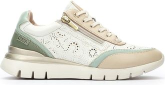 Pikolinos Sneakers in Leder CANTABRIA f&uuml;r Frauen Farbe Off White