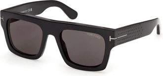 Tom Ford Lunettes de soleil Fausto - unisex - Accessoires - Noir - Taille: 53 MM