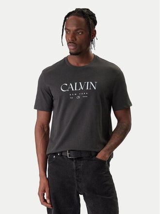 Calvin Klein T-Shirt LV04RE807G Grau Regular Fit